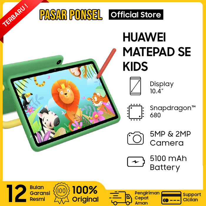 Jual HUAWEI MATEPAD SE KIDS RAM 3/32 GB GARANSI RESMI TERMURAH | Shopee ...