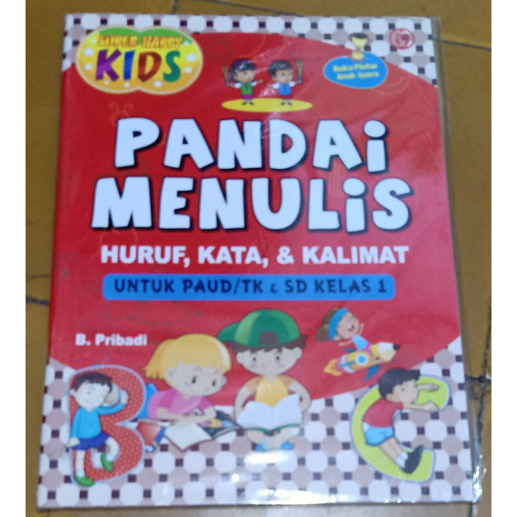 Jual Pandai Menulis Huruf, Kata, Kalimat untuk Paud & TK & SD Kelas 1 ...