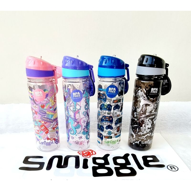 Jual (ORIGINAL) Smiggle Better Together Drink Up Plastic Bottle 650ml ...