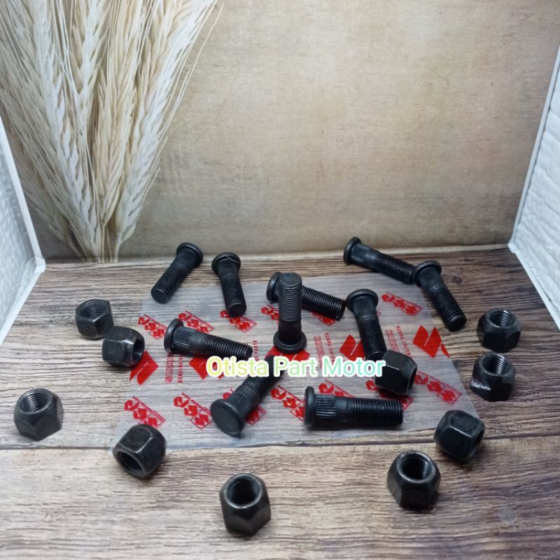 Jual BAUT MUR RODA PENDEK HUB BOLT NUT SHORT SUZUKI ST100 FUTURA CARRY ...