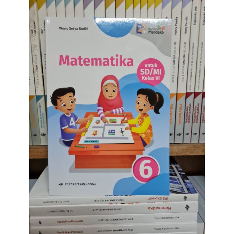 Jual OBRAL Buku SD Matematika Kelas 6 SD / MI Kurikulum Merdeka Erlangga | Shopee Indonesia