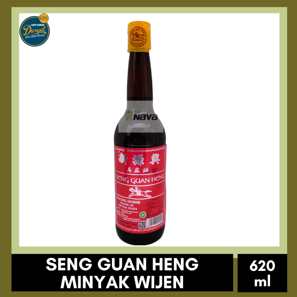 Jual MINYAK WIJEN SENG GUAN HENG 620ml / MINYAK WIJEN CAP KUDA / MINYAK ...