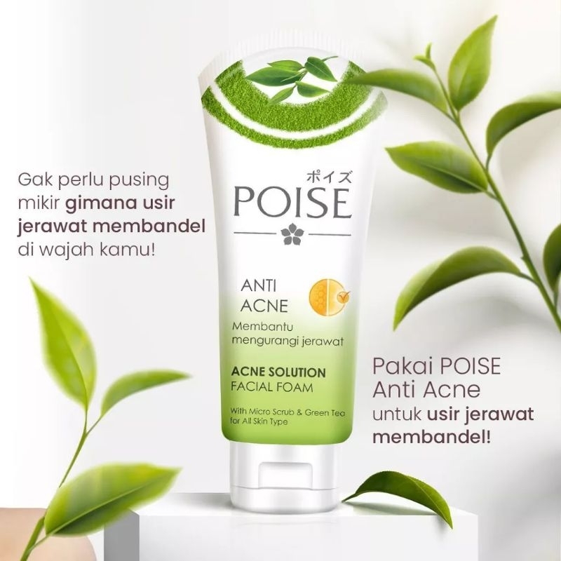 Jual Poise Anti Acne Facial Foam | Shopee Indonesia