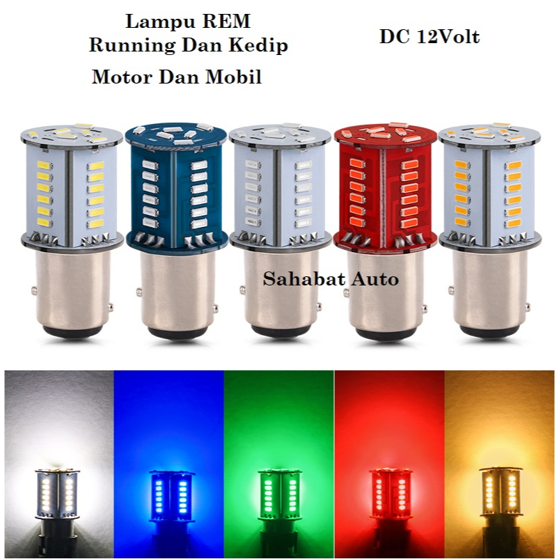 Jual LAMPU REM LED 30 MATA RUNNING DAN FLASH KEDIP Stop Lamp Running ...