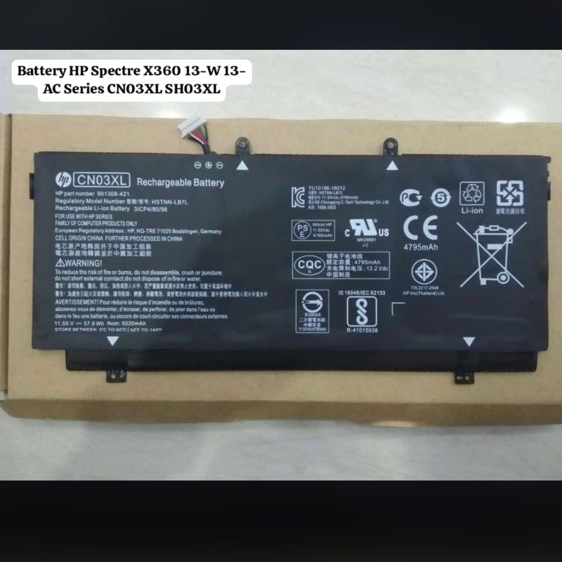 Jual Baterai HP Spectre X360 13-W 13-AC Series SH03XL CN03XL Original ...
