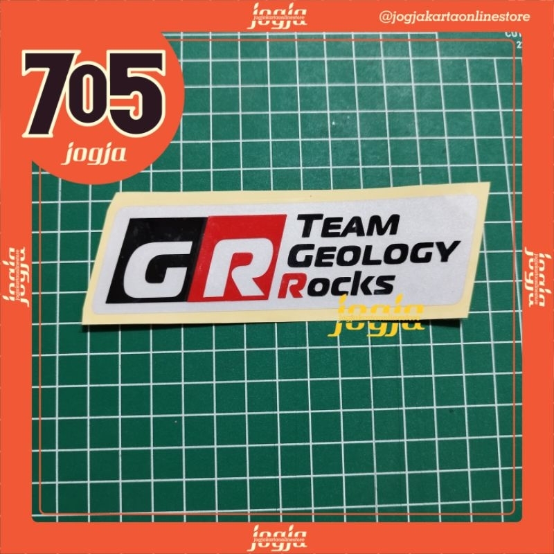 Jual Stiker Geologi Team Geology Rocks Cutting Sticker Geologist ...