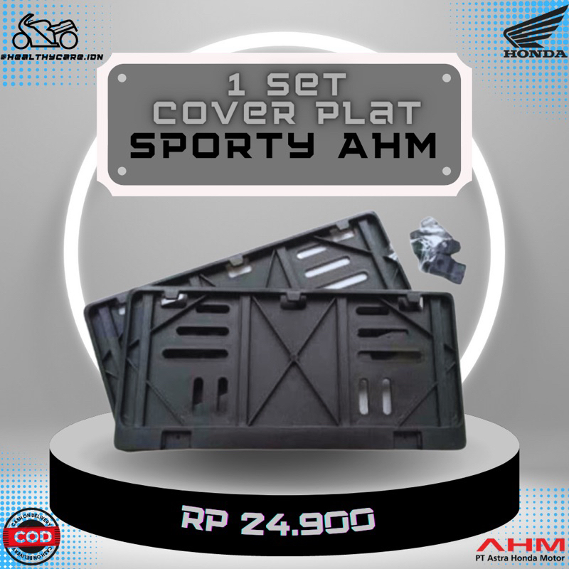 Jual Cover plat nomer motor Sporty & Premium ,Cover plat motor Honda ...