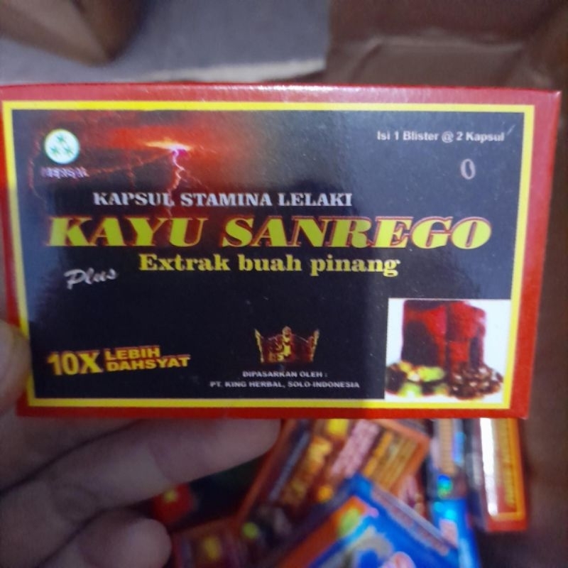 Jual ECER 5 Sachet kayu kapsul sanrego asli / Xinyu Extra Seribu ...