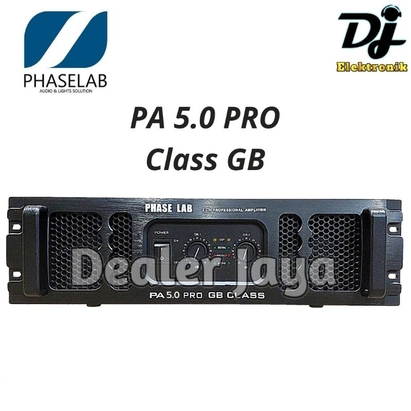 Jual Power Amplifier Phaselab / Phase Lab PA 5.0 / PA5.0 PRO - 2 channel | Shopee Indonesia