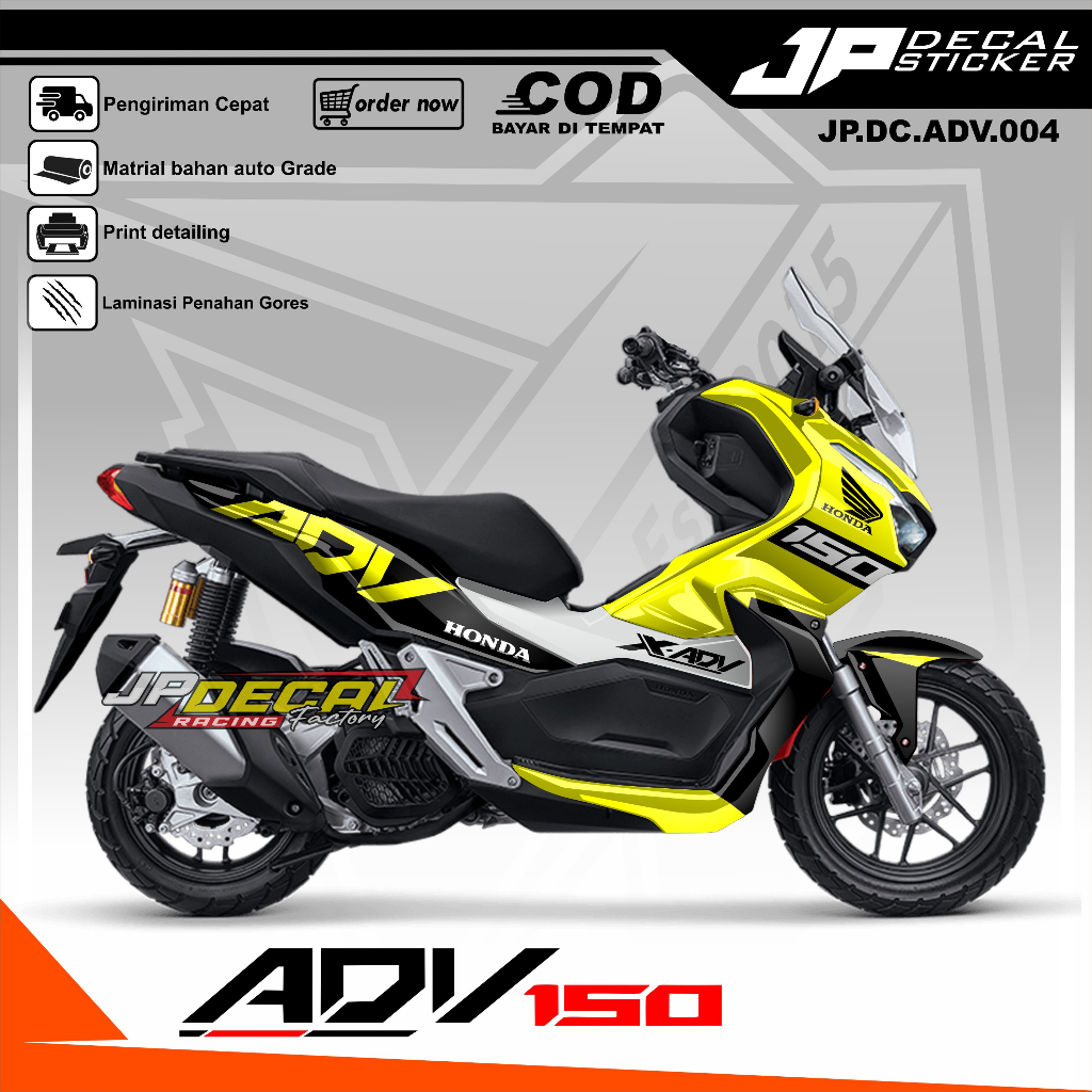 Jual Stiker Decal ADV 150 Full body - Dekal Sticker Motor Honda ADV 150 ...