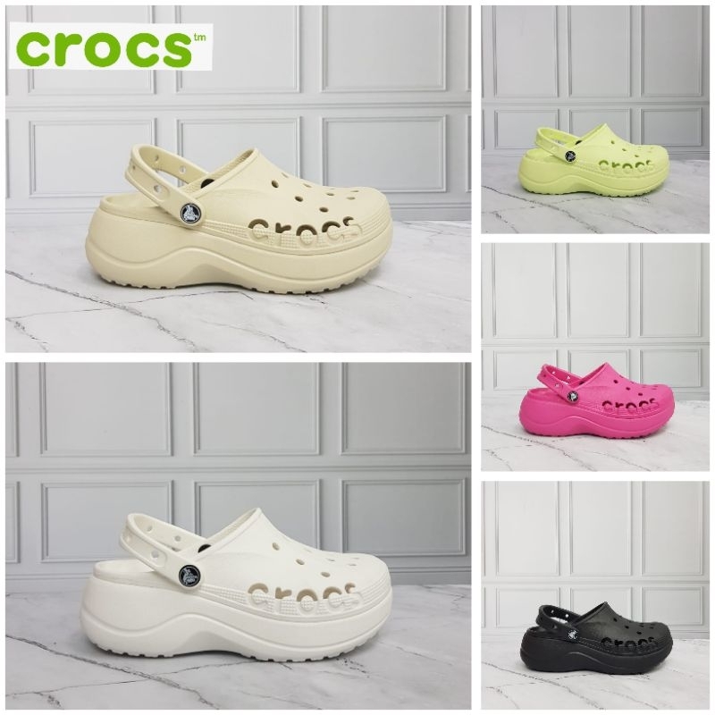 Jual Crocs Classic Baya Clog / Sandal Sepatu Wanita Crocs clog platform ...