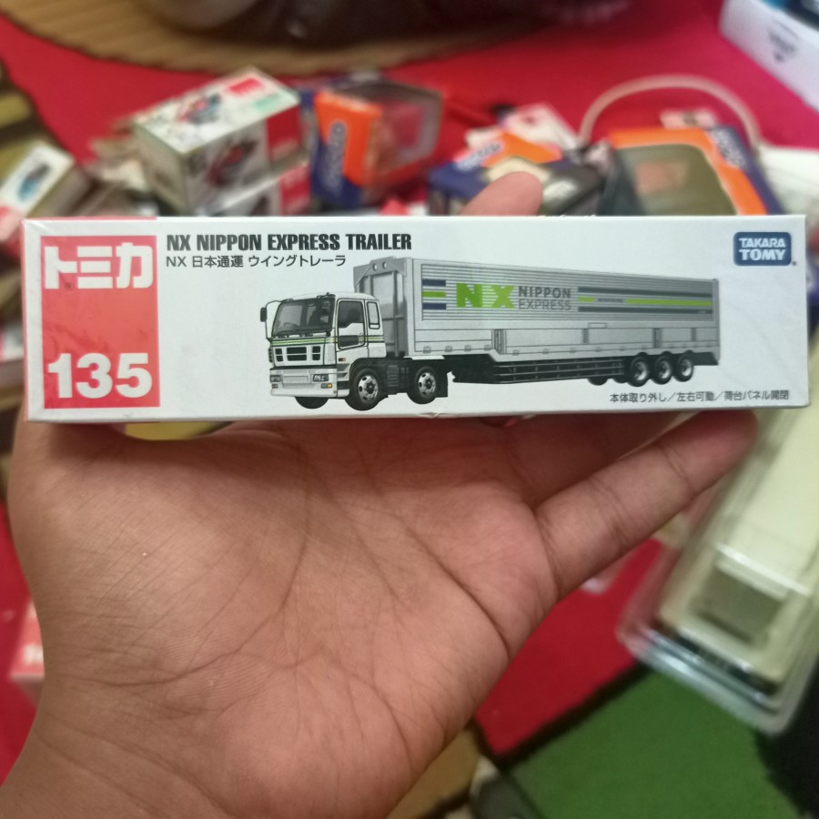 Jual Tomica Long 135 NX Nippon Express Trailer Diecast Mobil truk kontainer | Shopee Indonesia