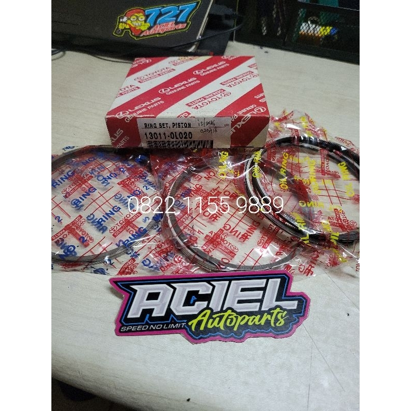 Jual ring piston innova hilux fortuner hiace 2kd diesel asli | Shopee ...