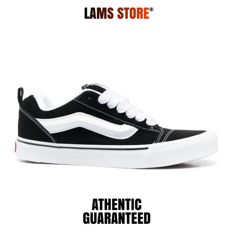 Jual VANS KNU SKOOL BLACK WHITE | Shopee Indonesia