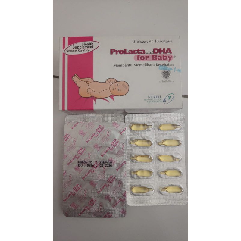 Jual Prolacta DHA For Baby / 1 Strip 10 kapsul | Shopee Indonesia
