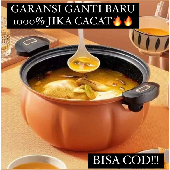 Jual Panci Presto Model Buah Labu Anti Lengket Panci Labu Aesthetic ...