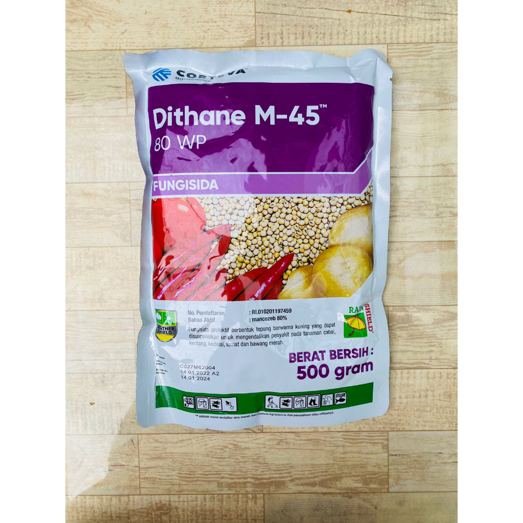 Jual Fungisida protektif DITHANE M-45 80WP kemasan 500g dr corteva ...
