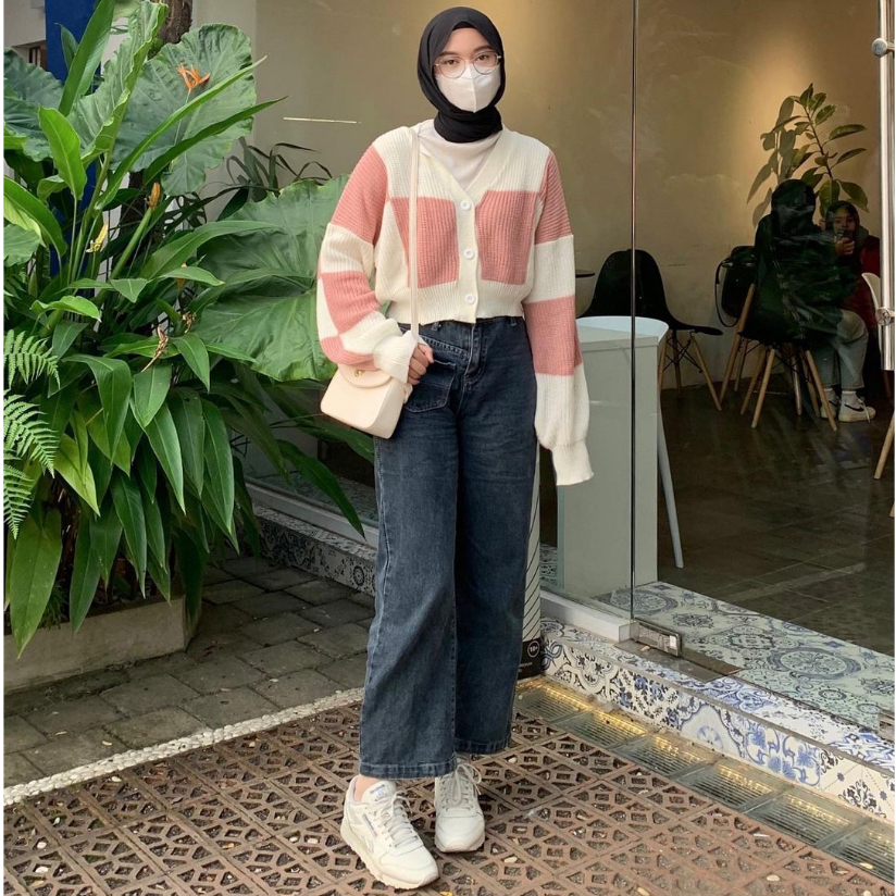 Jual ELLEN CARDIGAN KNIT / OUTER RAJUT OVERSIZE WANITA / LEA STORE | Shopee Indonesia