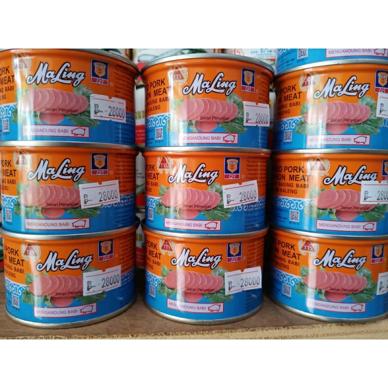 Jual Non Halal / Maling TTS Daging Ham 340gr / Canned Pork Luncheon ...