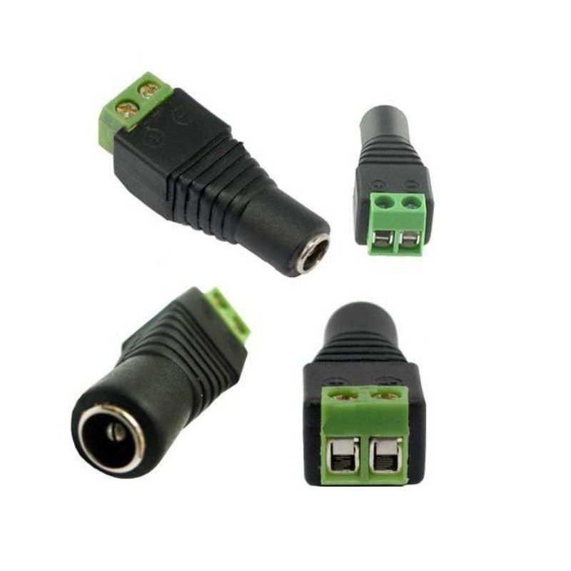 Jual DC Socket Soket Terminal Baut Female 2.1 x 5.5mm | Shopee Indonesia