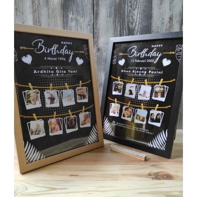 Jual Kado ulang tahun Gift Ultah Pacar / Cetak Frame Foto Plus Bingkai ...