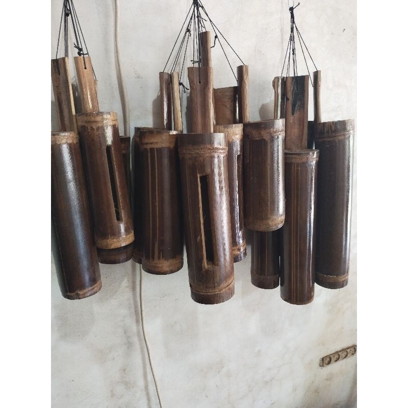 Jual Kentongan bambu elegan sdh finishing vernis plitur Murah | Shopee ...