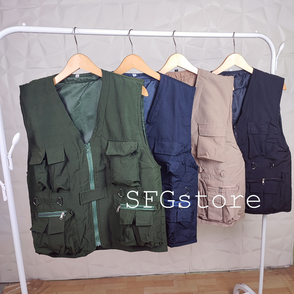 Jual Rompi lapangan / rompi tactical / rompi kargo / rompi kegiatan ...