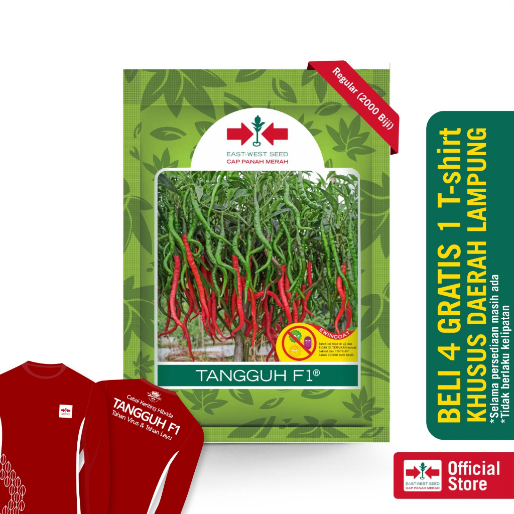 Jual Cap Panah Merah - Benih Cabai Keriting Tangguh F1 Isi 2000 Biji ...