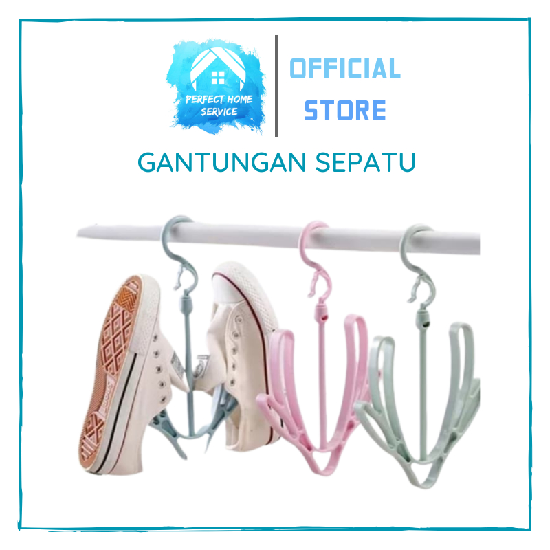 Jual GANTUNGAN SEPATU SANDAL / HANGER JEMURAN SEPATU [PERFECTHOME ...
