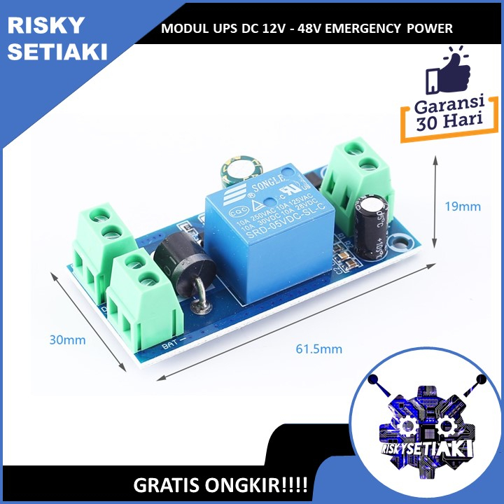 Jual MODUL UPS DC 12V - 48V EMERGENCY POWER OFF AUTO SWITCH BATTERY CONTROL | Shopee Indonesia