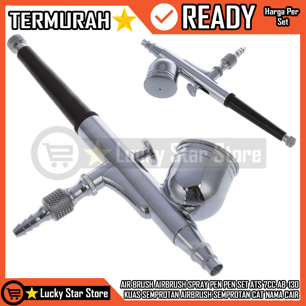 Jual AIR BRUSH AIRBRUSH SPRAY PEN PEN SET ATS 7CC AB-130 KUAS SEMPROTAN ...