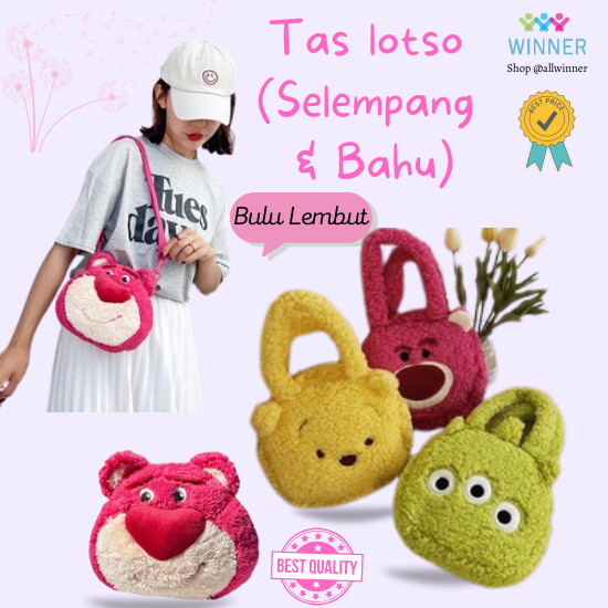 Jual Tas Lotso Toy Story Monster Pooh Boneka Karakter Three eye monster ...