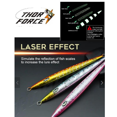 Jual Metal Jig Original THORFORCE Luminous 100 Gram | Shopee Indonesia