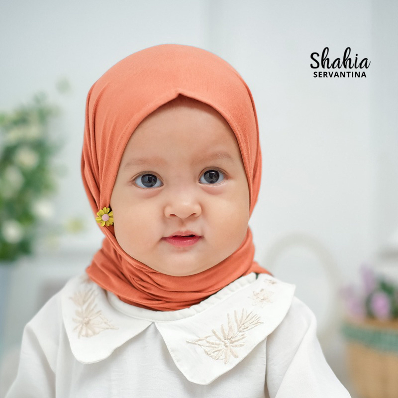 Jual Shahia Servantina - Hijab Pashmina Kaos Jilbab Anak Instan Shireen | Shopee Indonesia
