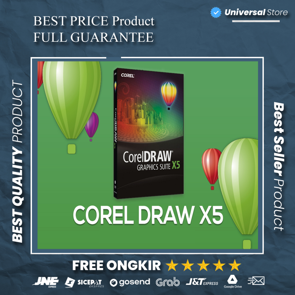 Jual Aplikasi Adobe Corel Draw X5 Graphic Suite Full Version CorelDraw X5 PRO Plus Program ...