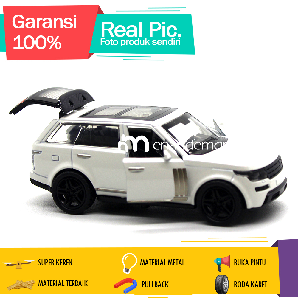 Jual Diecast Mainan Mobil Miniatur Range Rover Sport Metal Besi ...