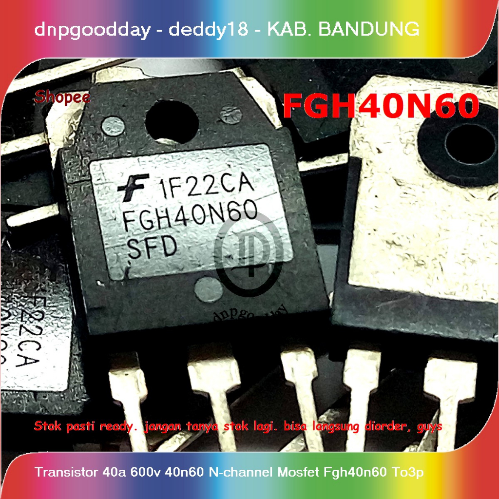 Jual Transistor 40a 600v 40n60 N-channel Mosfet Fgh40n60 | Shopee Indonesia