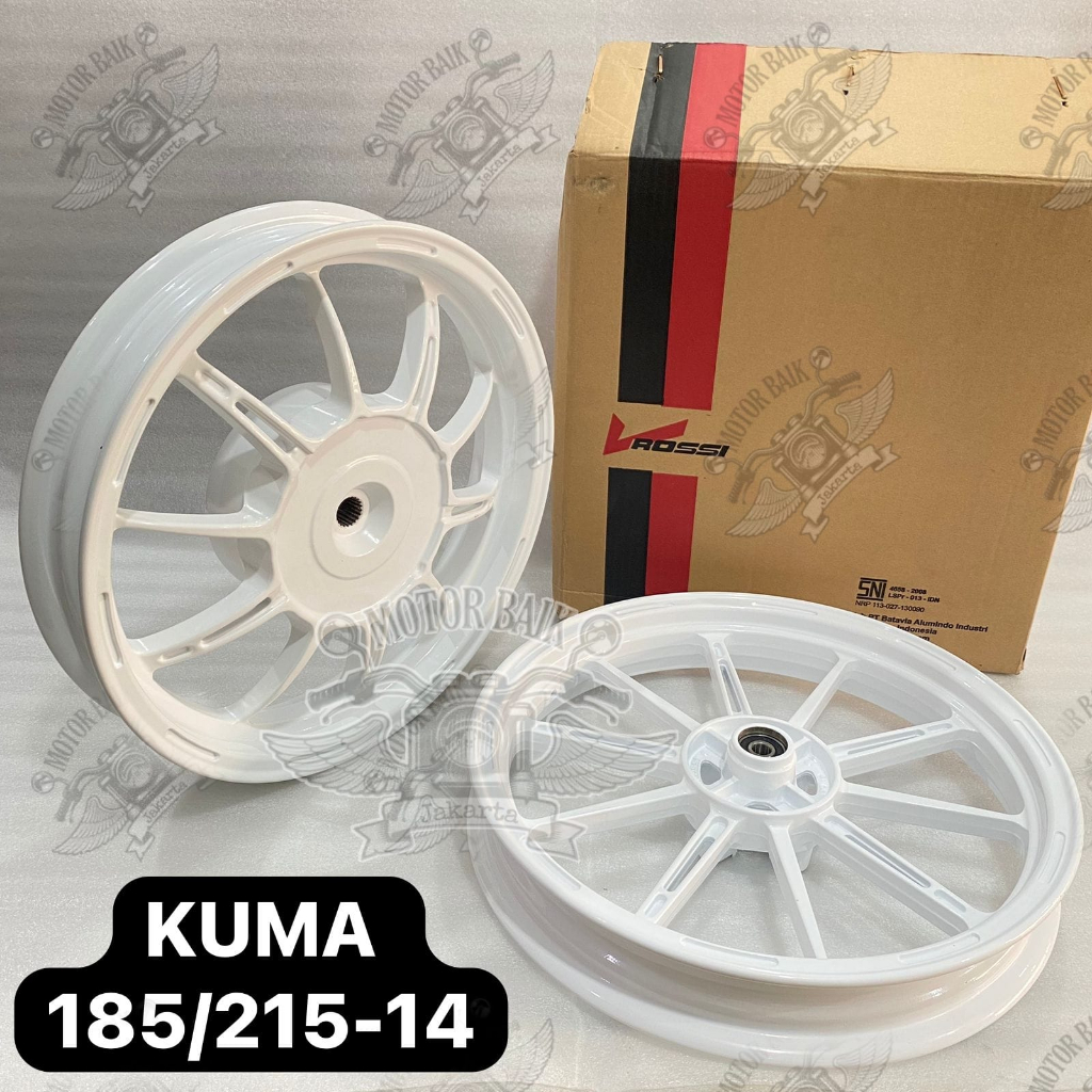 Jual velg pelek velek racing VROSSI V ROSSI KUMA palang 10 vario 110 beat scoopy 1set depan ...