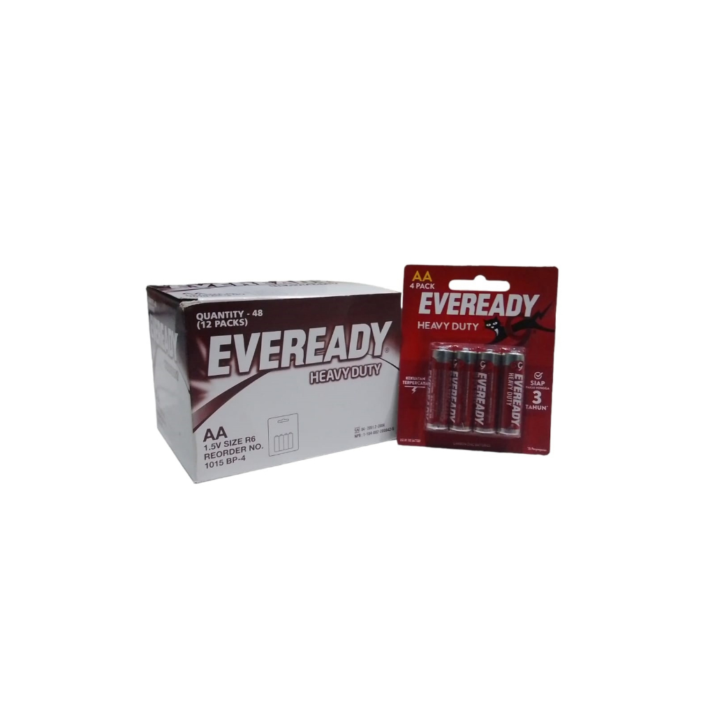 Jual Baterai/Battery Eveready AA | AAA 1 Dus (isi 48 pcs) | Shopee ...
