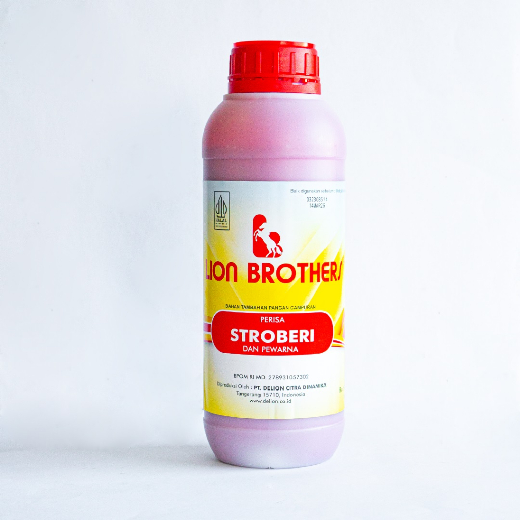 Jual PERISA STRAWBERRY PASTA LION BROTHERS 1 KG | Shopee Indonesia