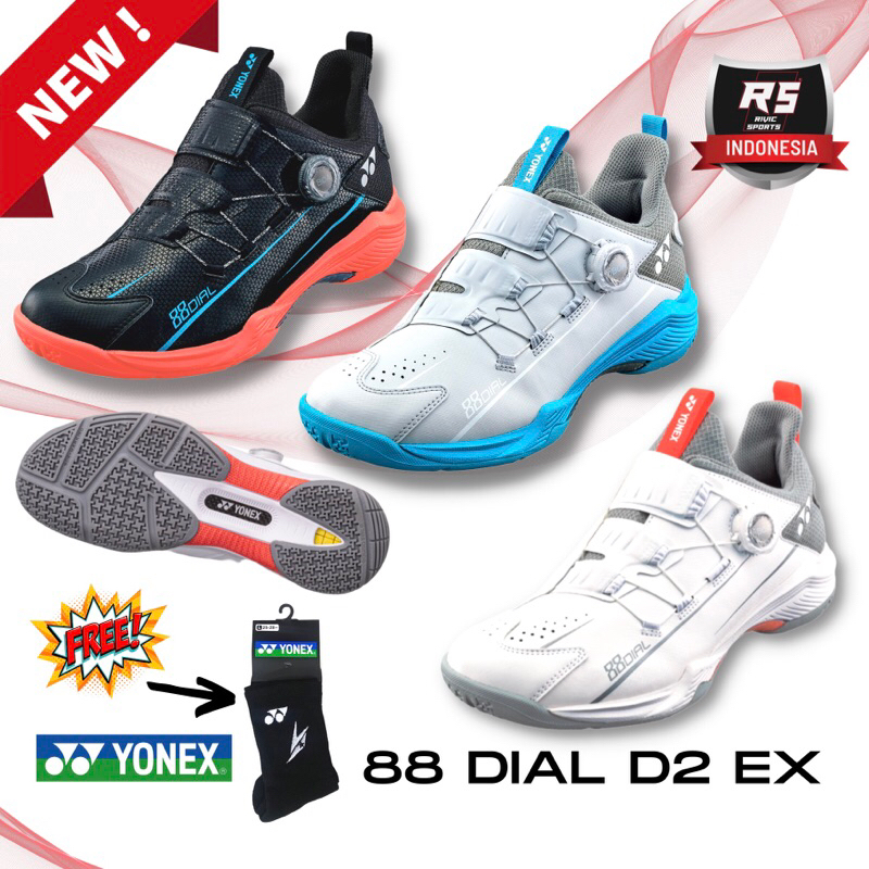 Jual NEW SEPATU BADMINTON YONEX SHB 88 DIAL D2 BOA ORIGINAL | Shopee ...