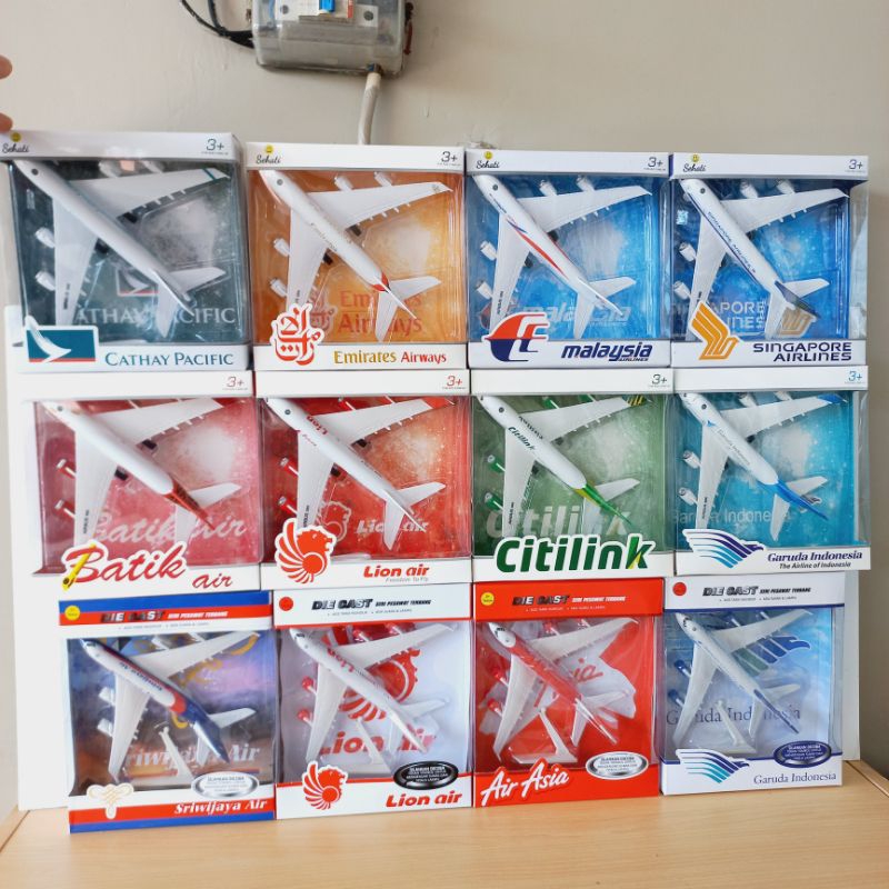 Jual MINIATUR PESAWAT PENERBANGAN DOMESTIK & INTERNASIONAL DIE CAST ...