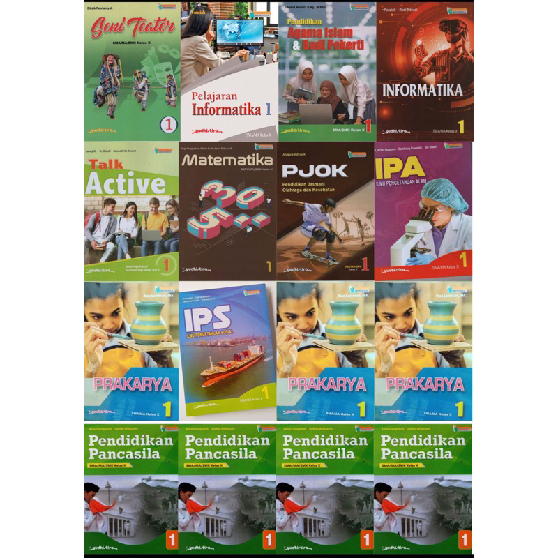 Jual Buku paket kelas X-10 SMA/MA Kurikulum Merdeka Yudhistira | Shopee Indonesia