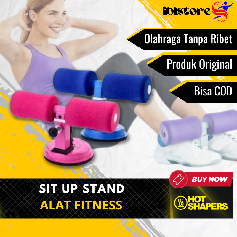 Jual Alat Olahraga Pengecil Perut Buncit Sit Up Stand Alat Fitness ...