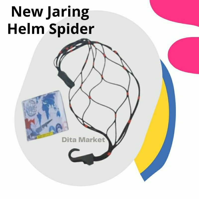 Jual Tali Jaring Helm Spider New Design / Tali Jaring Helm Motor ...