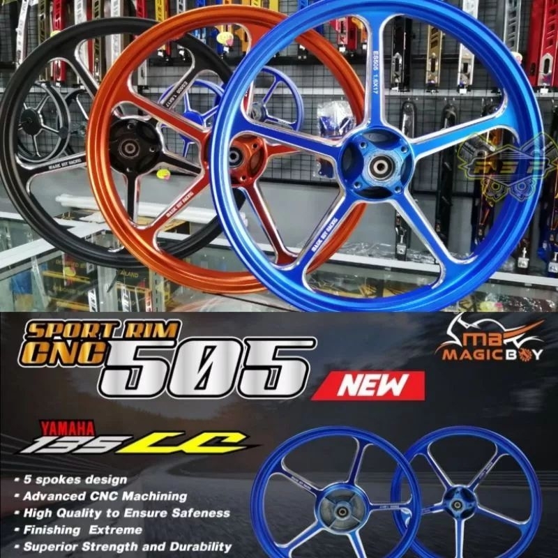 Jual VELG MAGIC BOY 505 FIZ R,F1Z R, JUPZ TROMOL YAMAHA SINGLE DISK ...