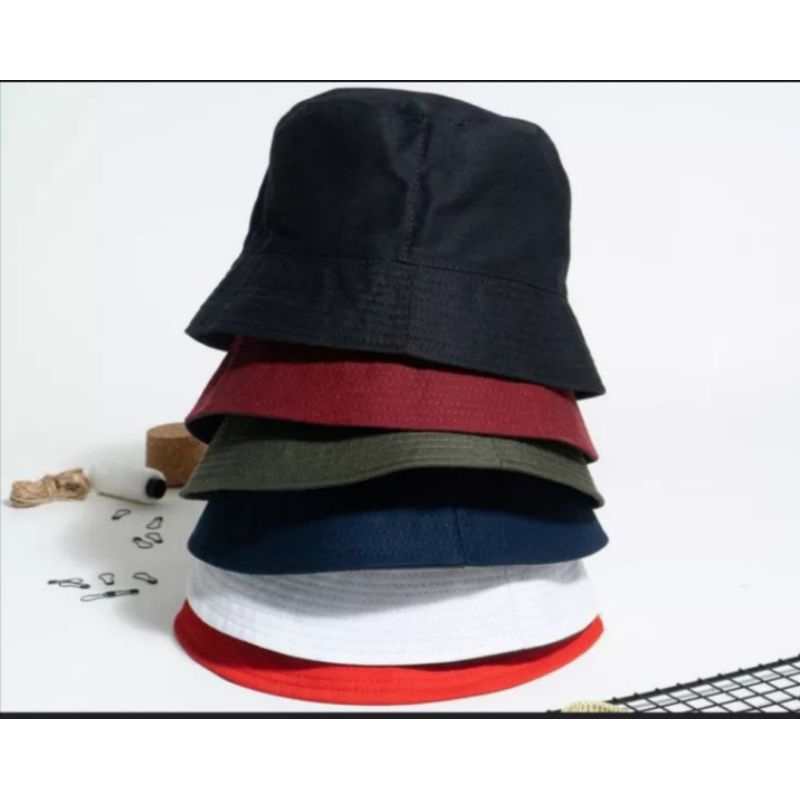 Jual TOPI BUCKET HAT TOPI TRENDY TOPI RIMBA TOPI FASHION PRIA WANITA ...