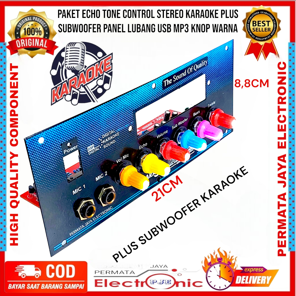 Jual Stereo Tone Control Hybris + Panel Stereo Tone Control Subwoofer ...