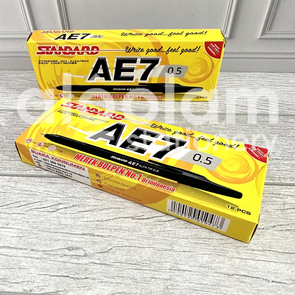 Jual SELUSIN ( 12 PCS ) Pulpen Standard AE7 | Shopee Indonesia
