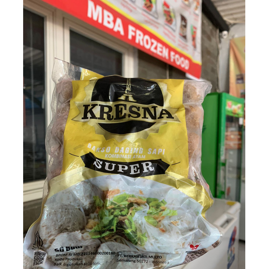 Jual Baso / Bakso KRESNA Sapi Super Isi 50pcs - FROZEN FOOD | Shopee ...